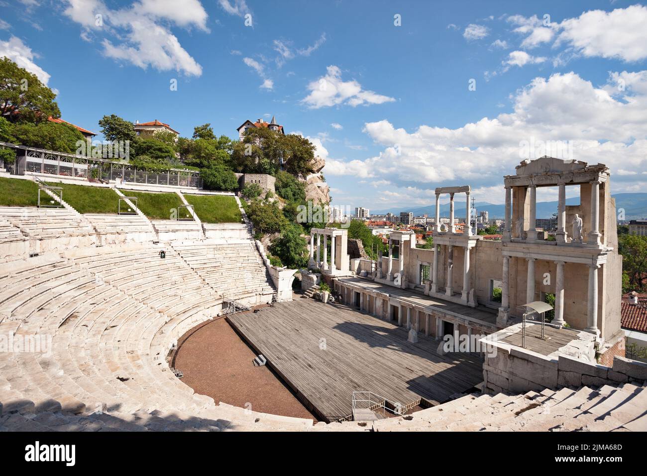 Roman amphitheatre plovdiv hi-res stock photography and images - Alamy