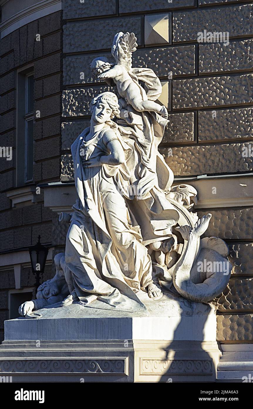Sculpture at the Opera Theater in Odessa Stock Photo - Alamy
