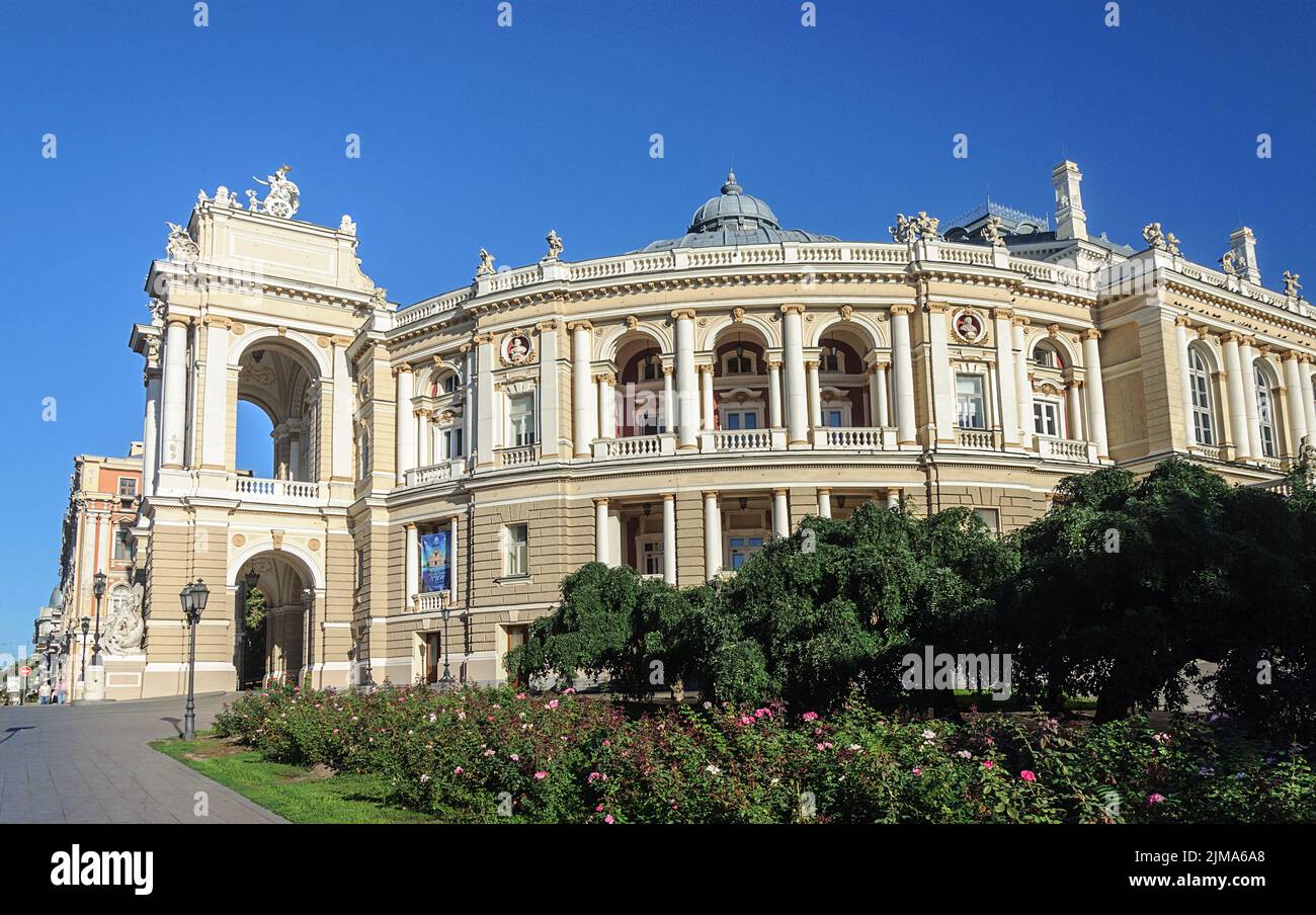 The Odessa National Academic Theatre of Opera and Ballet Stock Photo ...