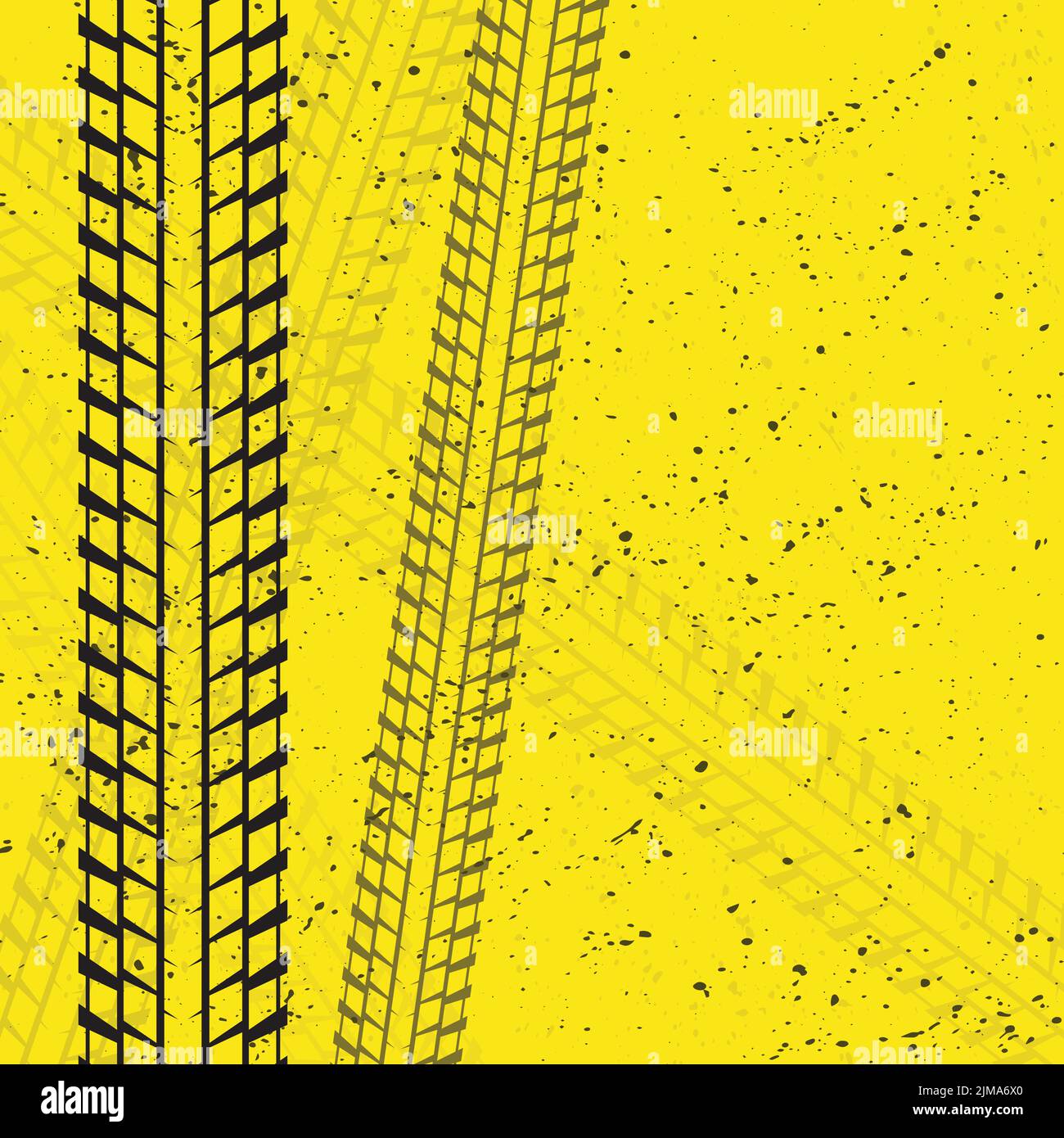 Yellow grunge tire track background Stock Vector Image & Art - Alamy