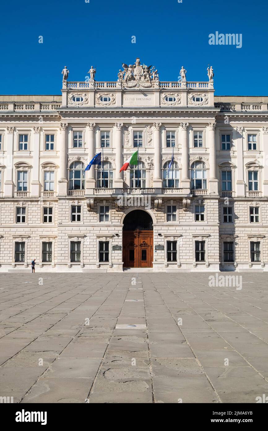 Italy, Friuli Venezia Giulia, Trieste, Piazza Unità d'Italia, Unità d ...