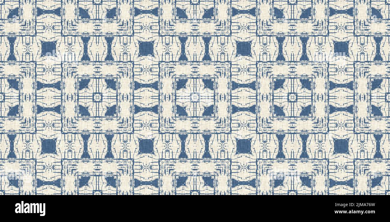 French blue quilted printed fabric border pattern for shabby chic home ...