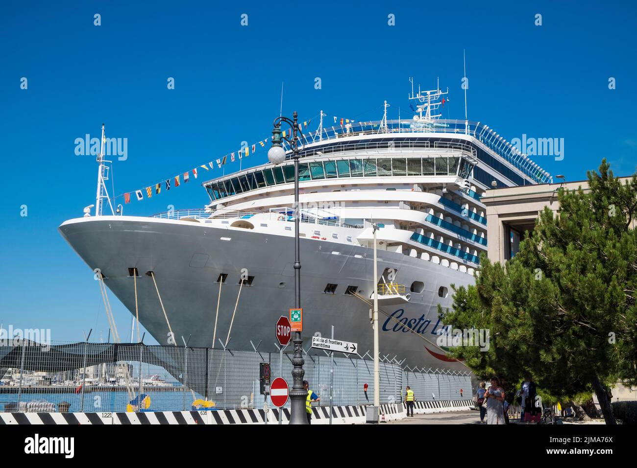 Italy, Friuli Venezia Giulia, Trieste, Seaport, Costa Luminosa cruise ...