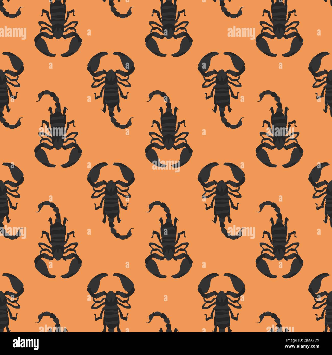 Black asian scorpion Stock Vector Images - Alamy