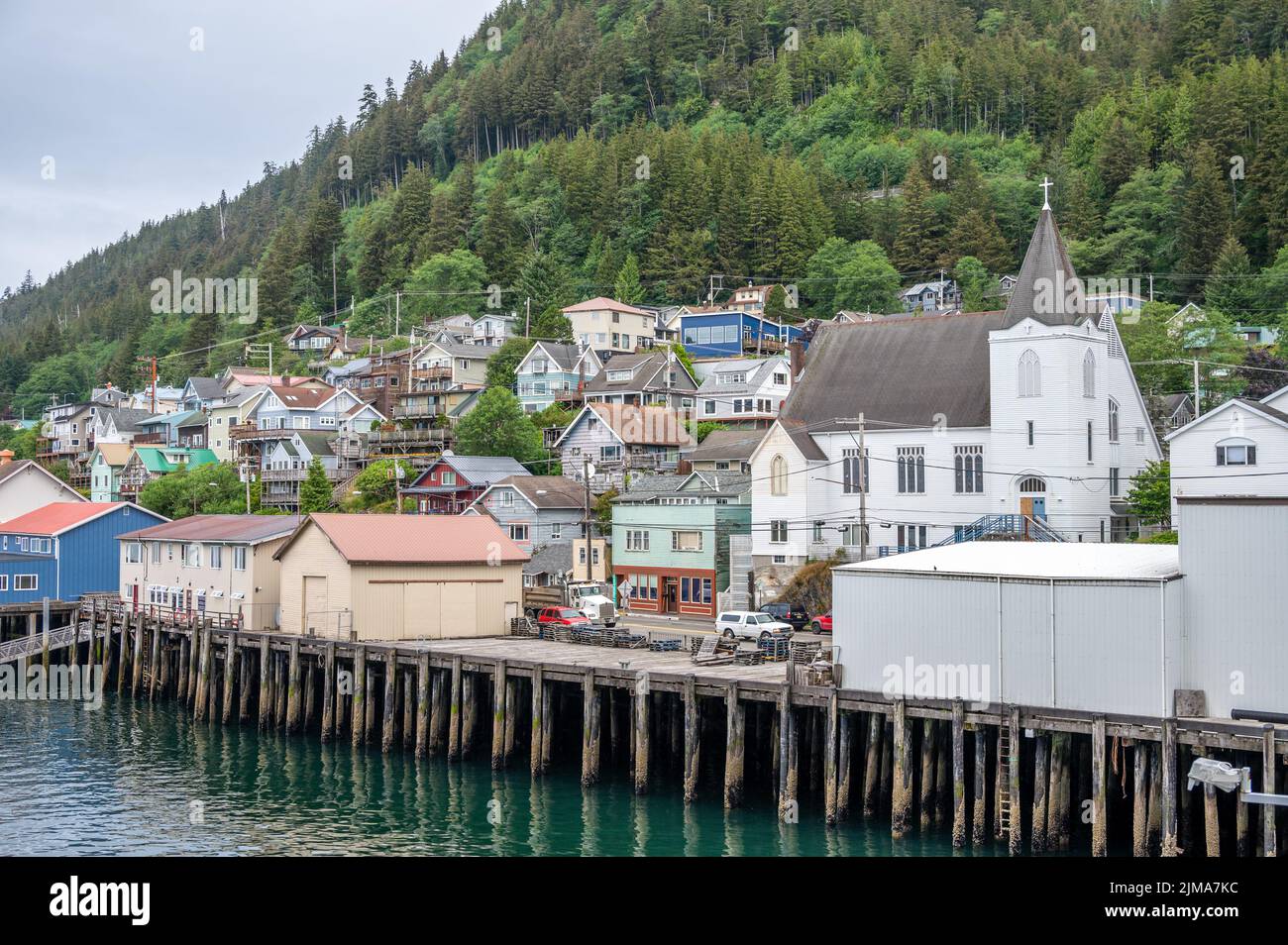 Ketchikan city harbor hi-res stock photography and images - Alamy