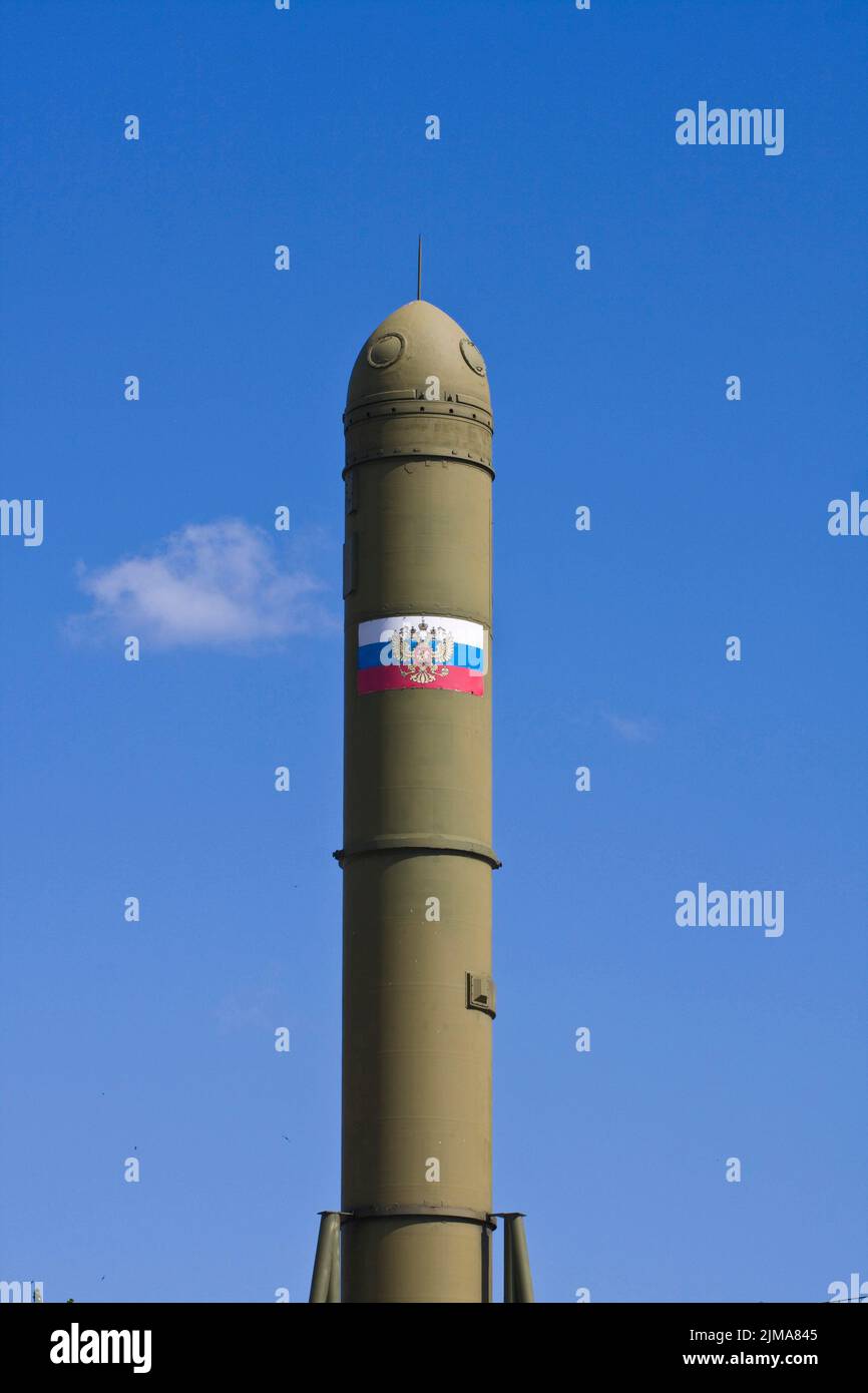 Missile Topol-M, museum of military equipment Stock Photo - Alamy