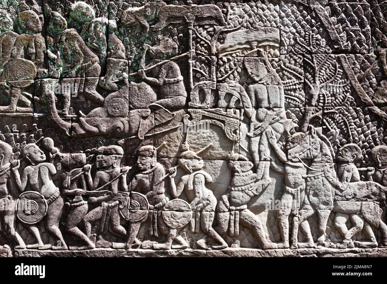 Elephant bas relief siem hi-res stock photography and images - Alamy