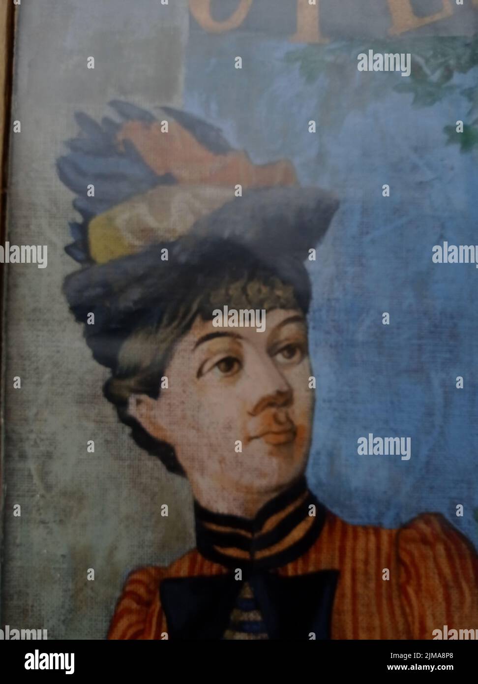 Peinture d'une femme aristocrate française Stock Photo - Alamy