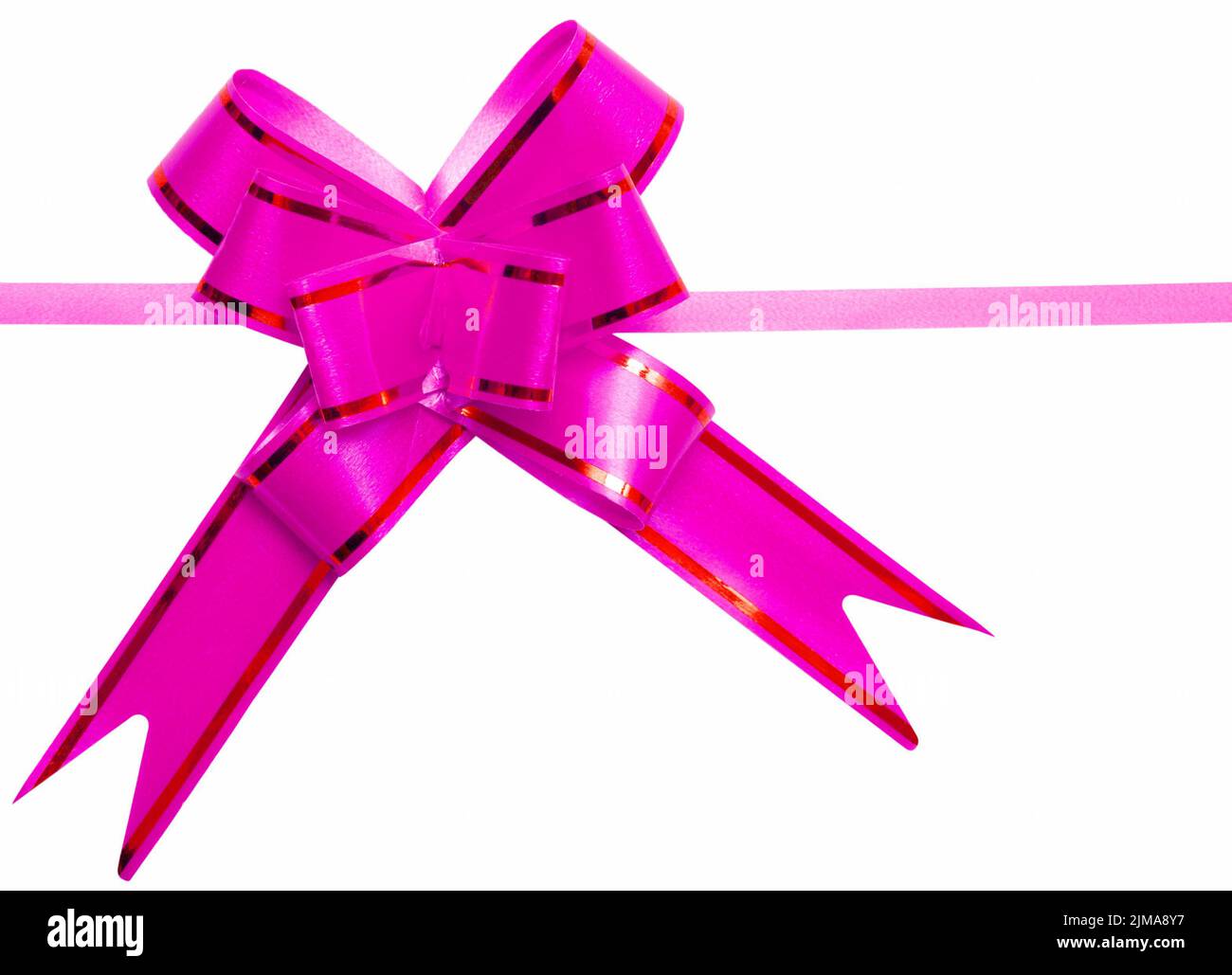 Pink decorative gift bow Cut Out Stock Images & Pictures - Alamy