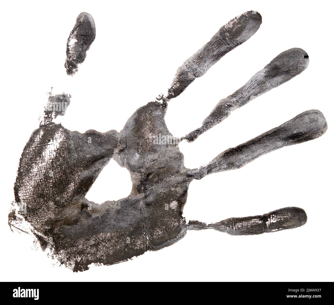 Digital handprint Cut Out Stock Images & Pictures - Alamy