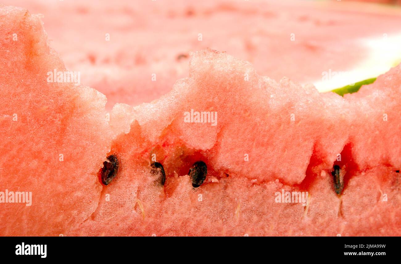 Bite off watermelon hi-res stock photography and images - Alamy