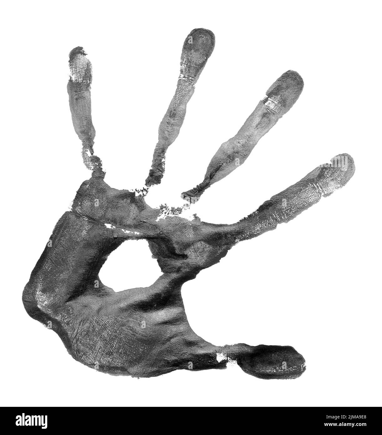 Handprint black Black and White Stock Photos & Images - Alamy