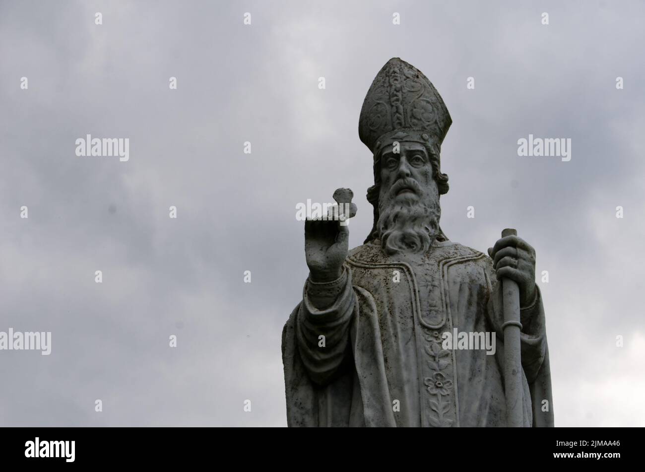 Statue of Saint Patrick Stock Photo - Alamy