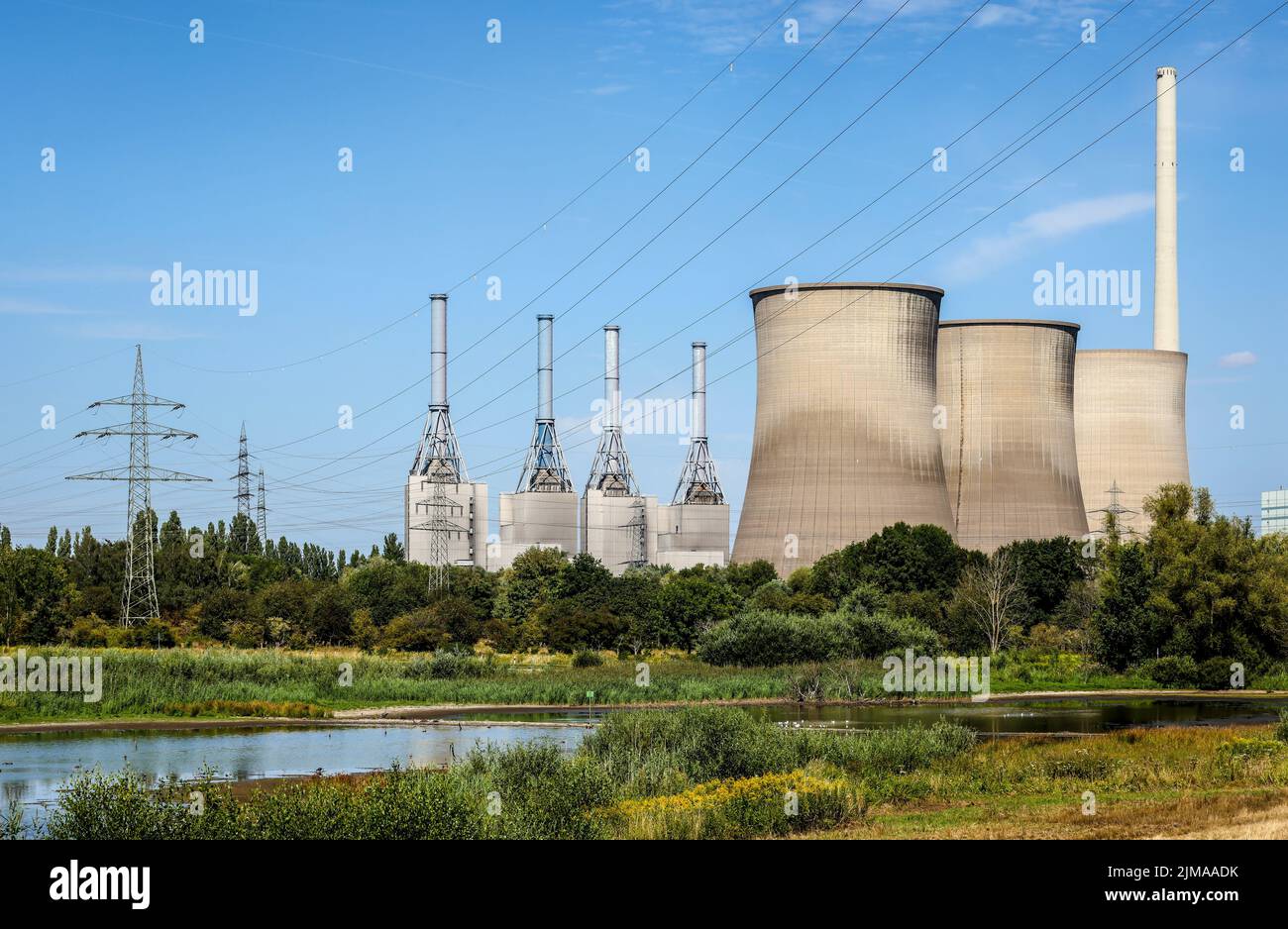 Power plant gersteinwerk and lake hi-res stock photography and images ...