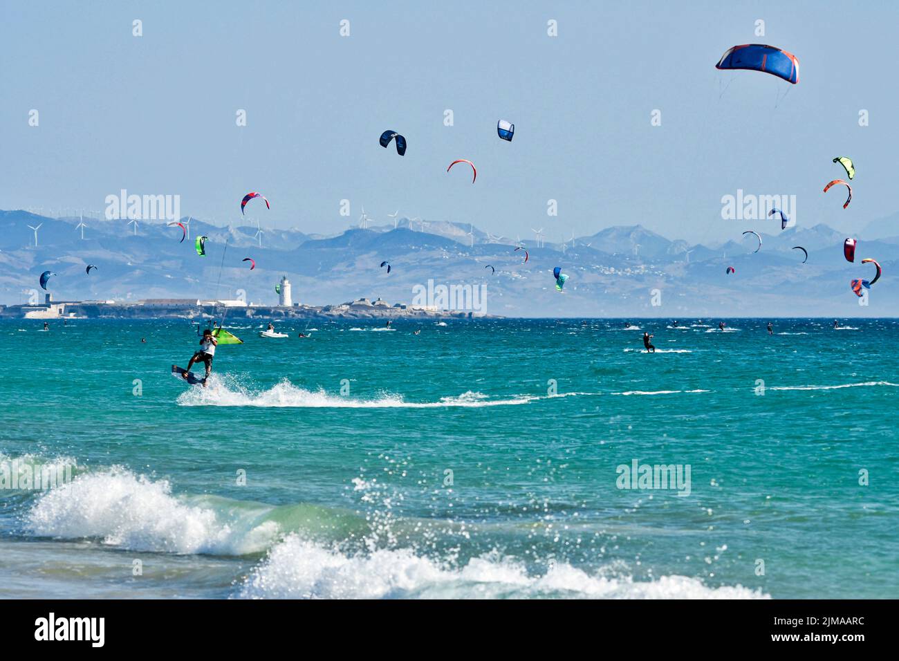 Kitesurf in air kites hi-res stock photography and images - Alamy