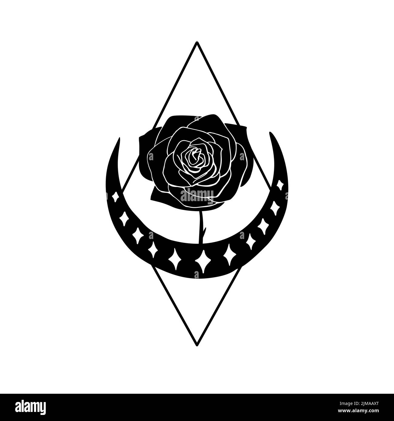 Rose crescent Cut Out Stock Images & Pictures - Alamy