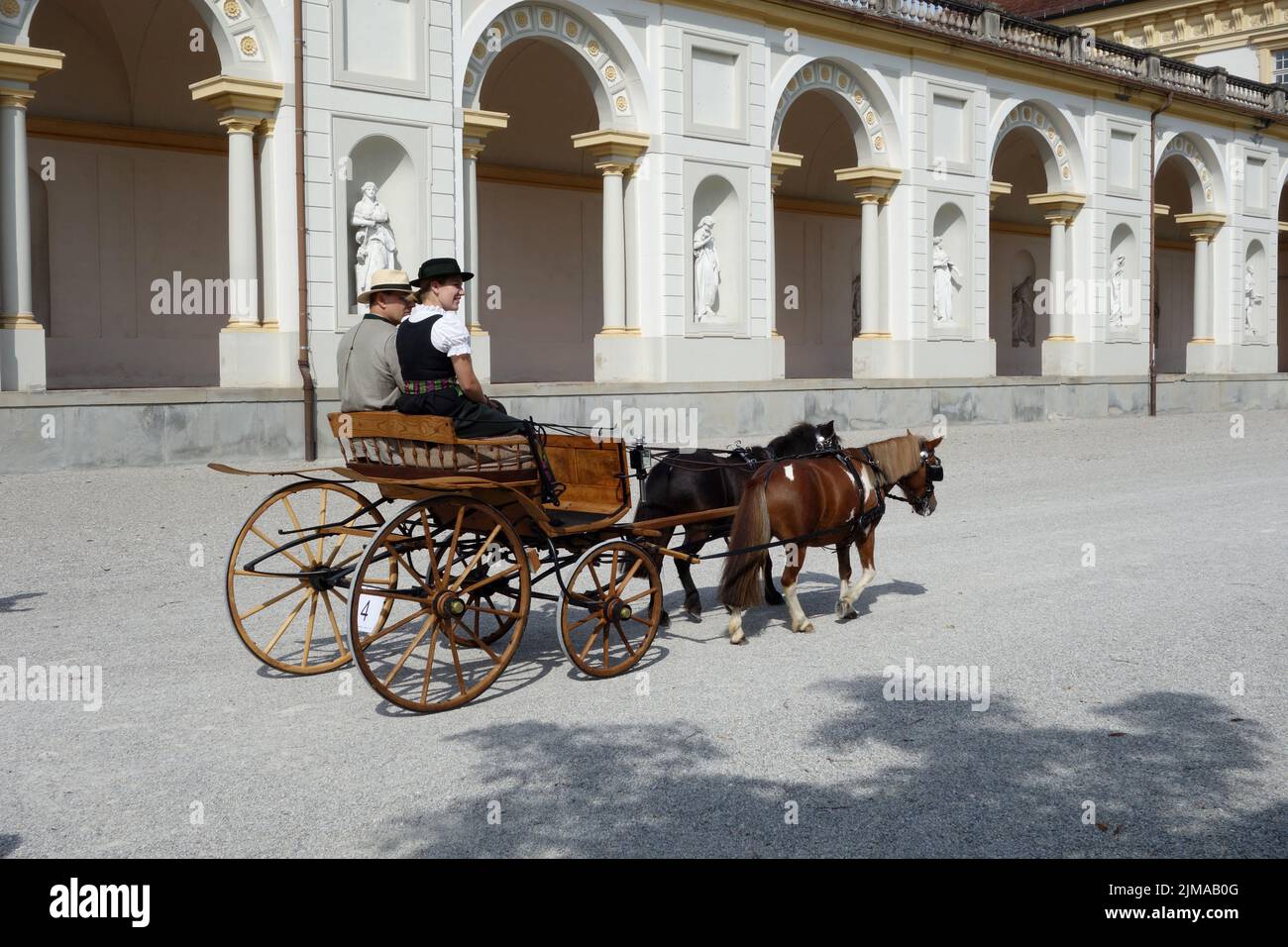SchleiÃŸheim Castle Hunting and Carriage Gala Stock Photo - Alamy