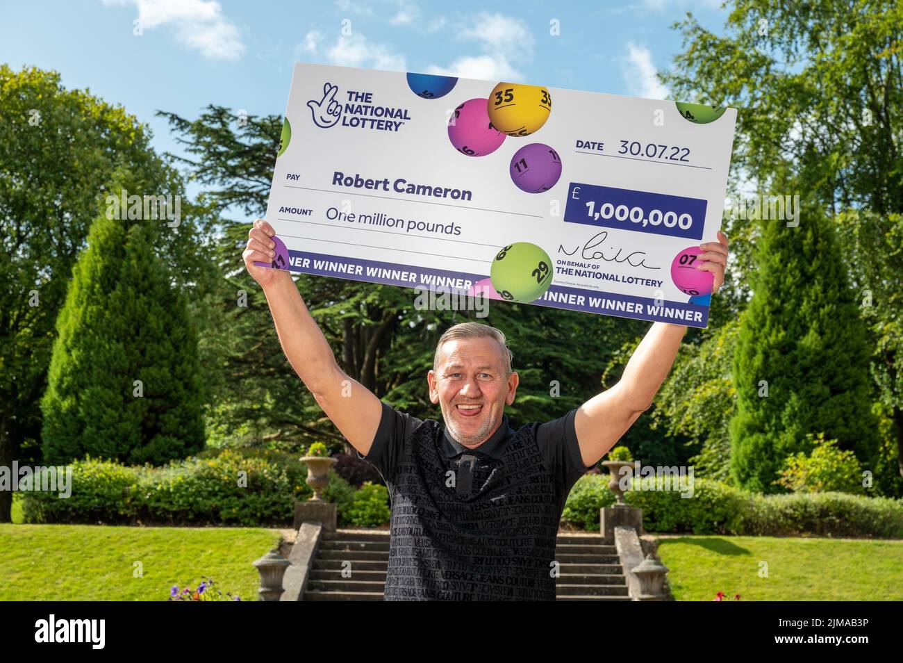 Undated handout photo issued by Camelot of Robert Cameron celebrating ...