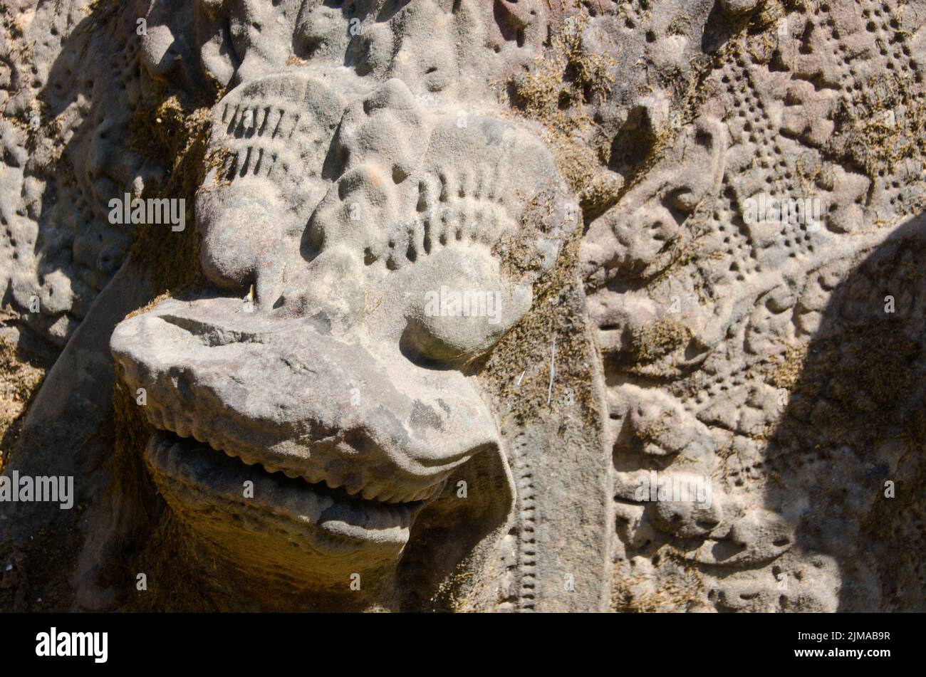 Face of a Khmer monster Stock Photo - Alamy