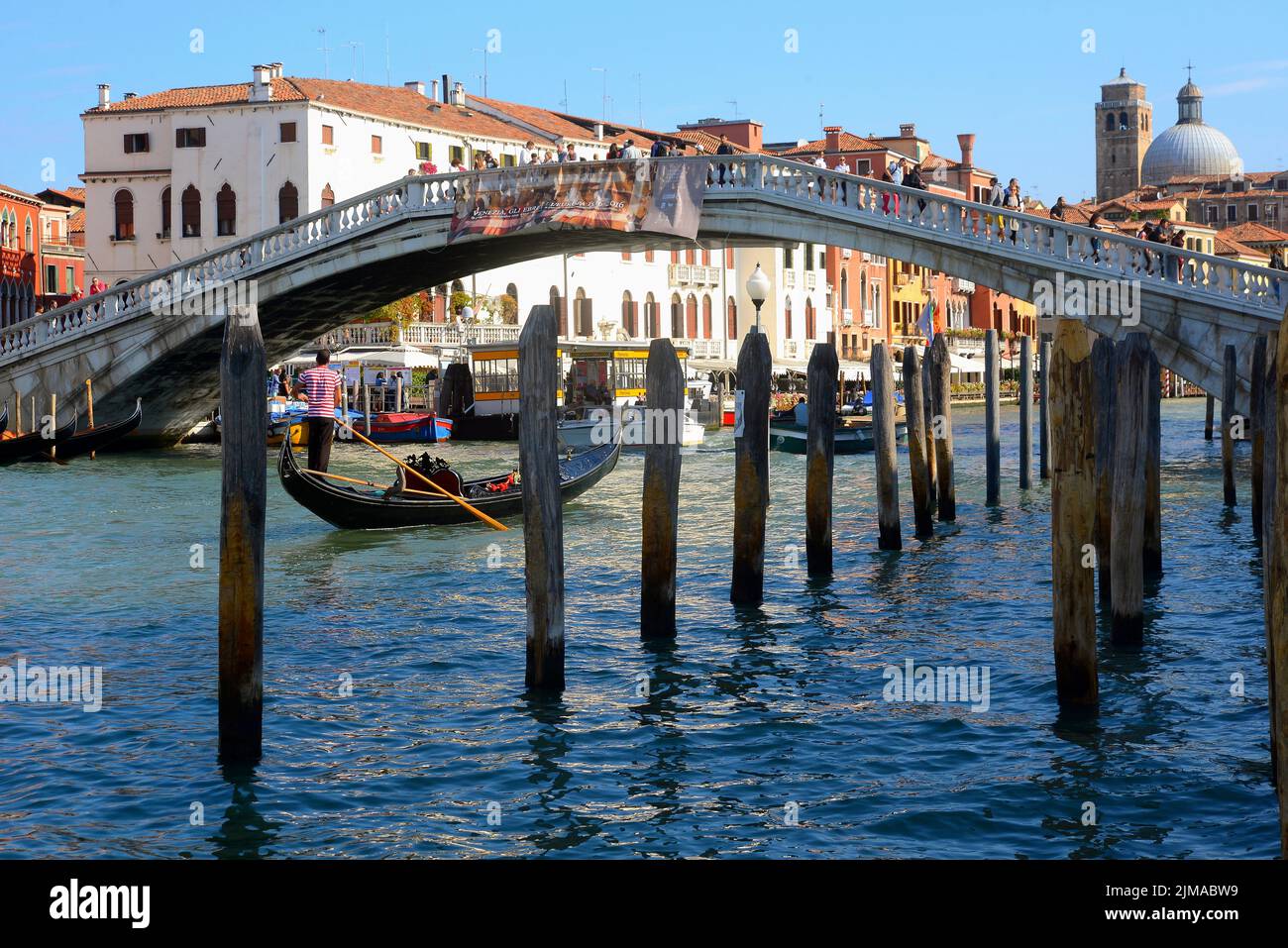 The Bridge Ponte degli Scalzi, Venice Stock Photo - Alamy