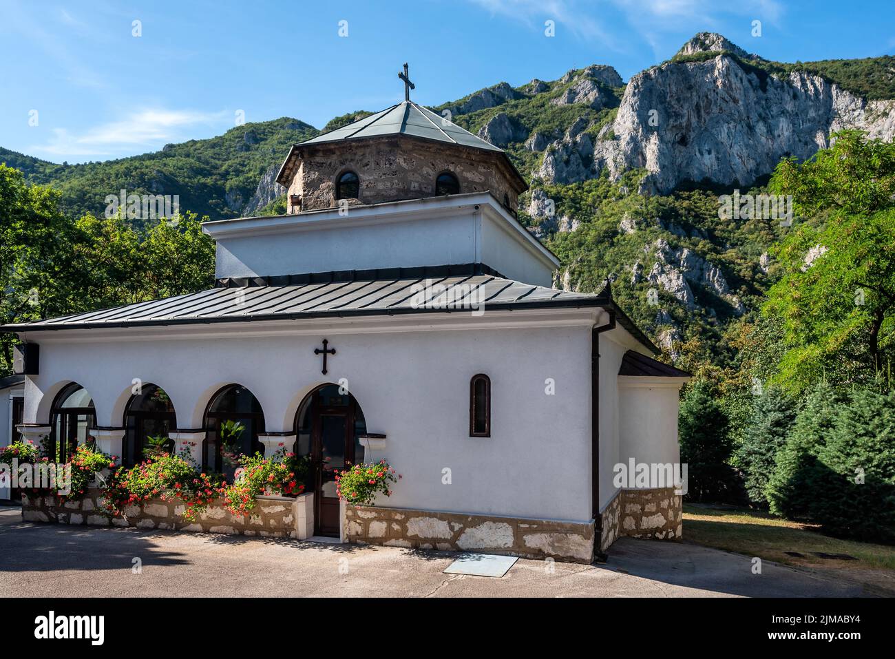Orthodox Christian Monastery. Serbian Monastery of the Transfiguration ...