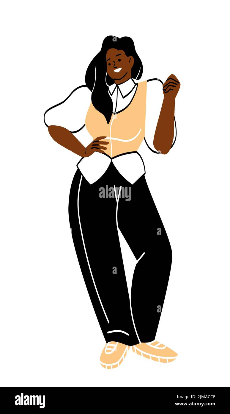 Cartoon confident hi-res stock photography and images - Alamy