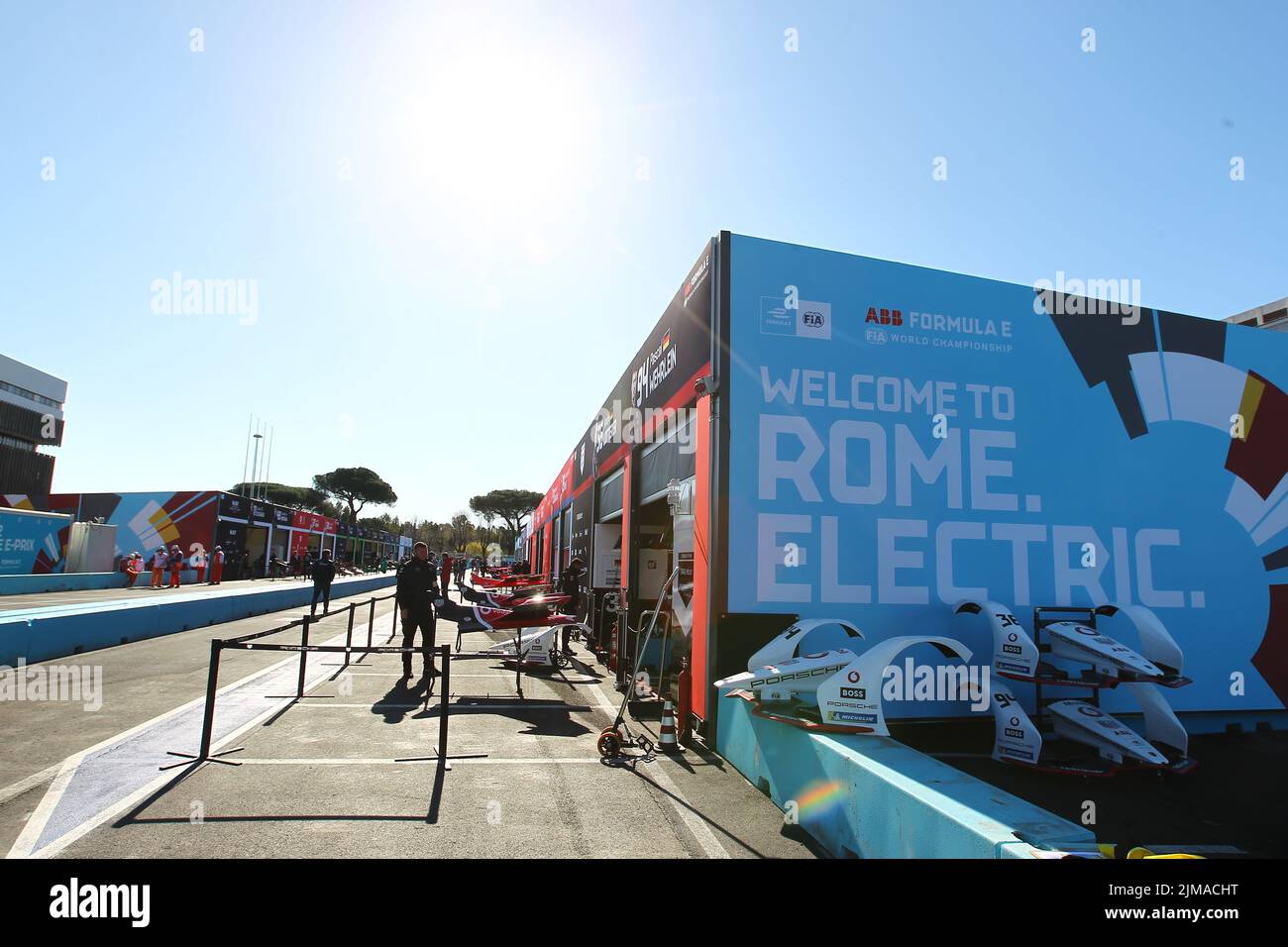 Circuito Cittadino dell'Eur, Rome, Italy - 2022 APRIL 10: Atmosphere ...