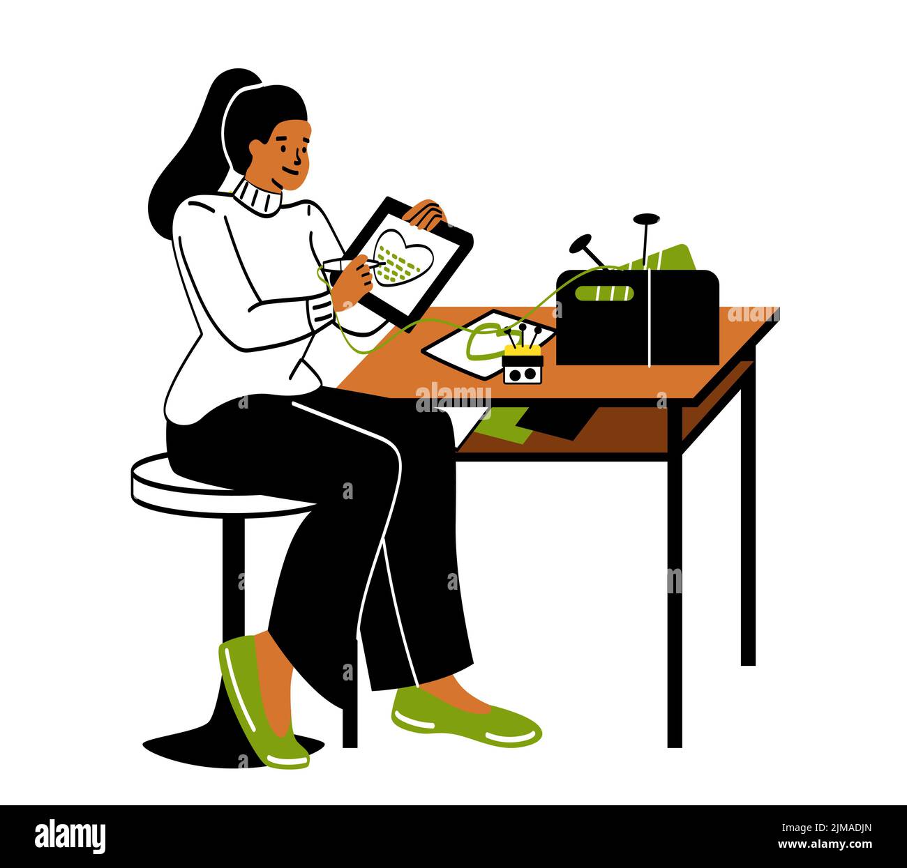 Person enjoying their hobby Stock Vector Image & Art - Alamy