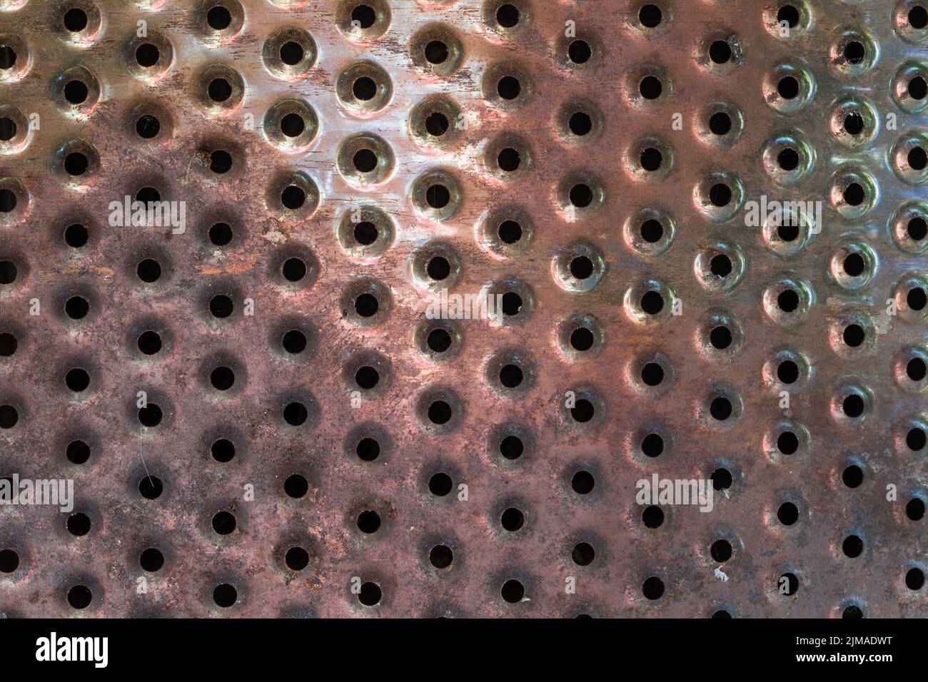 Black metal texture holes hi-res stock photography and images - Alamy