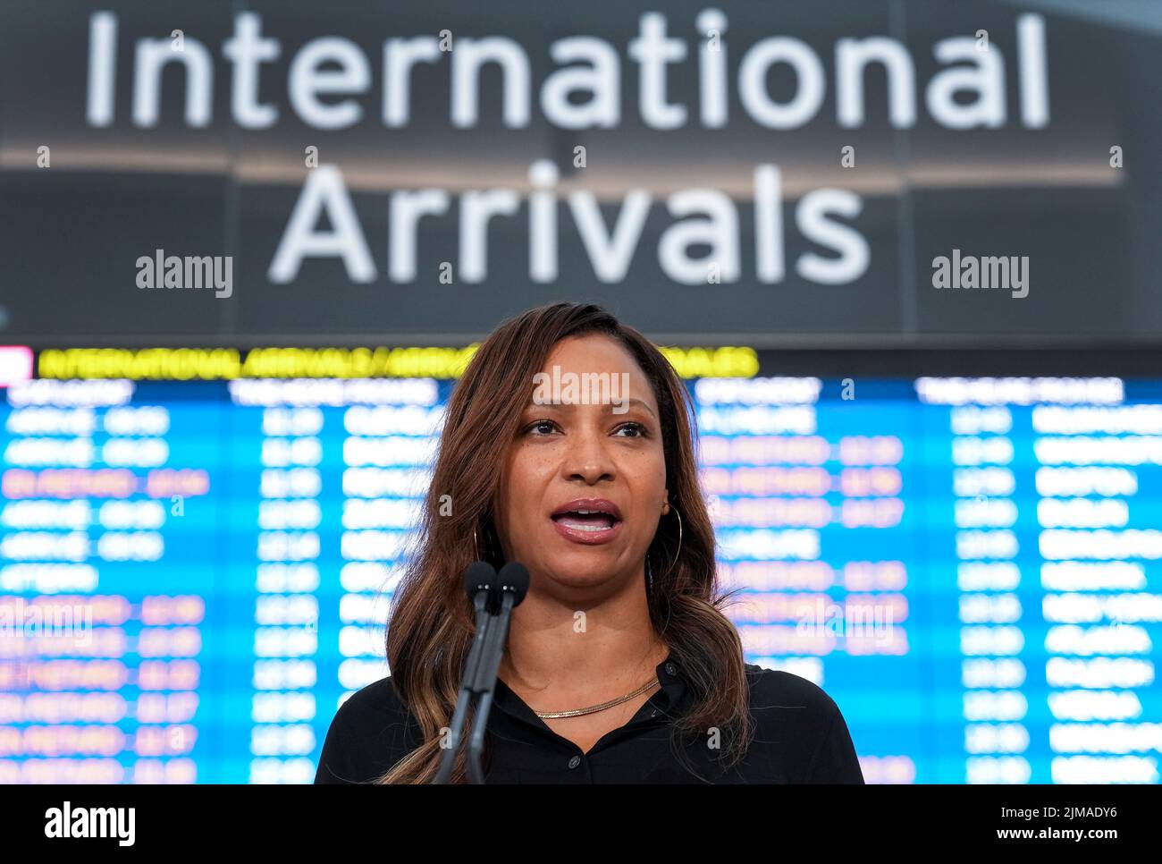 Toronto, Canada. 5th Aug 2022. Deborah Flint, President and Chief ...