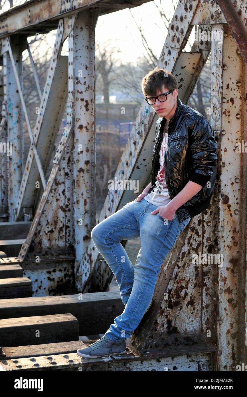 Cool rave boy hi-res stock photography and images - Alamy