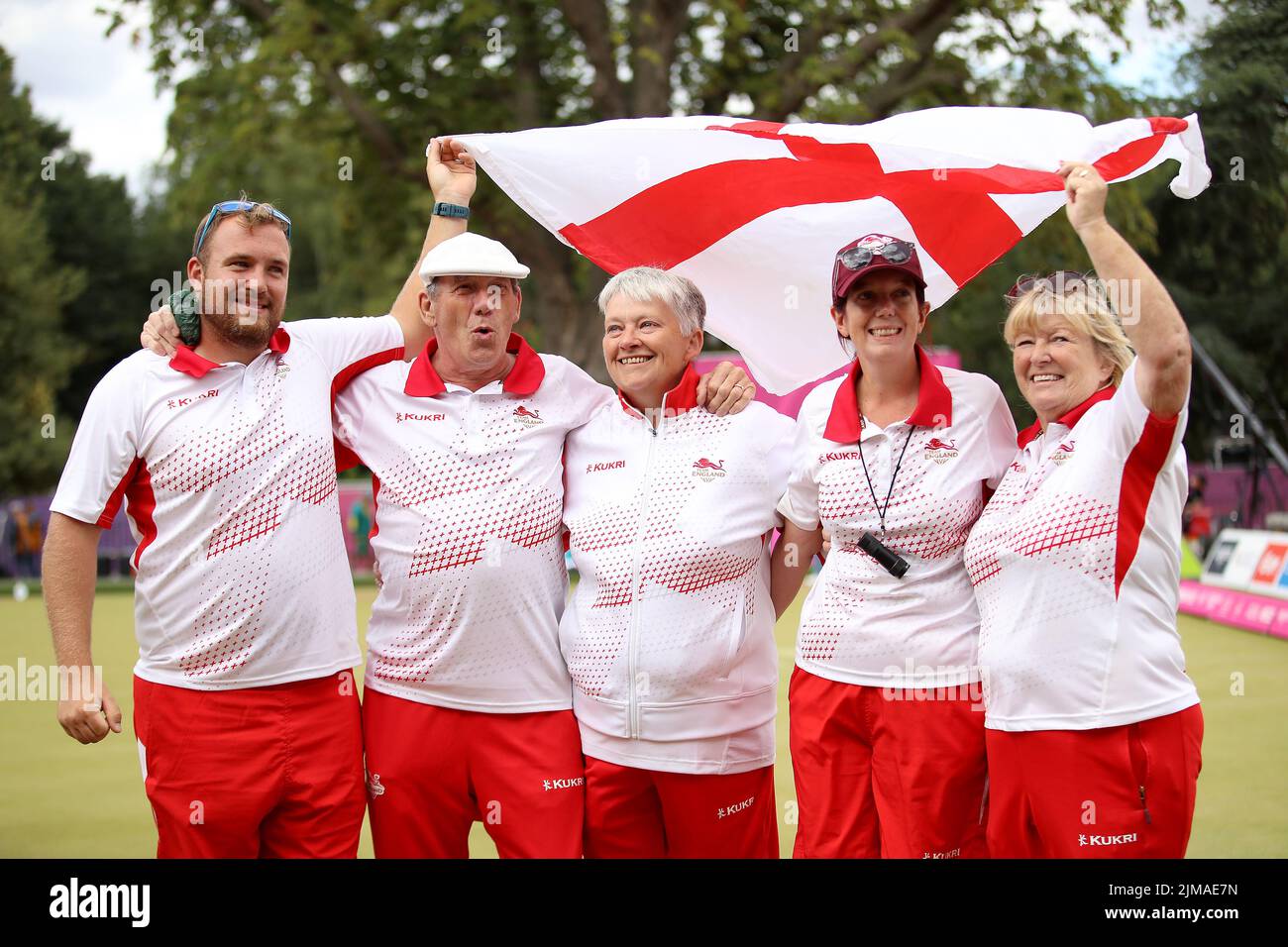 England’s Allison Yearling, Susan Wherry, Chris Turnbull and Mark ...