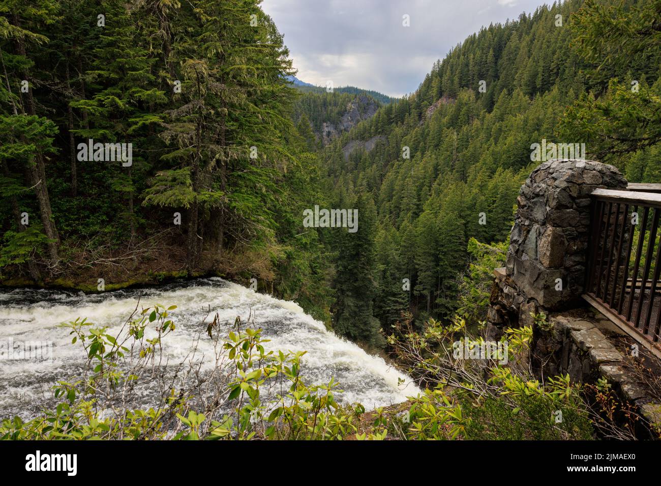A stunning view of the Salt Creek Falls, Oregon Stock Photo - Alamy