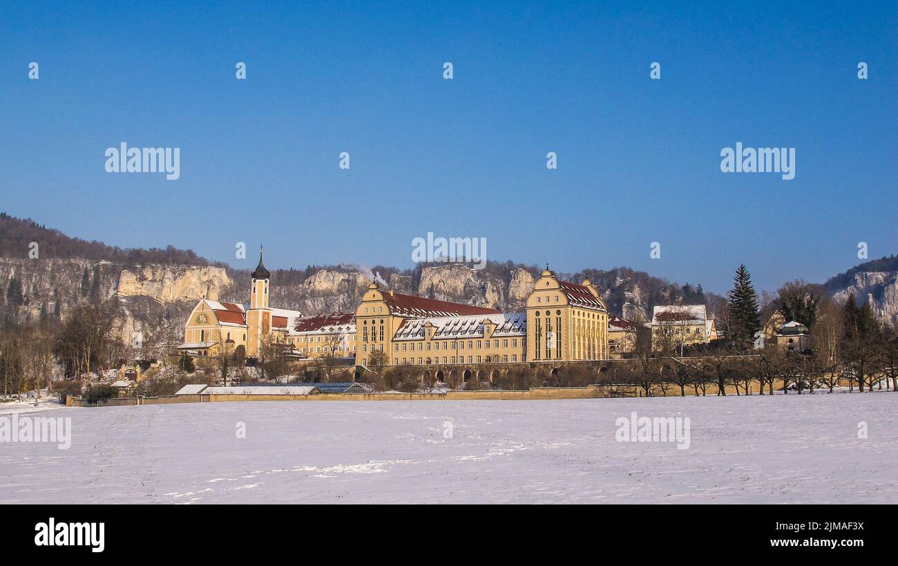 Beuron monastery in beuron in the danube valley hi-res stock ...