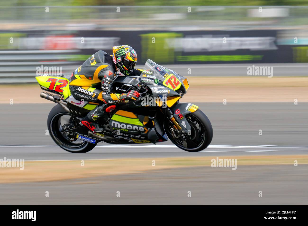 Towcester, UK. 24th July, 2022. Marco BEZZECCHI (Italy) of the Mooney ...