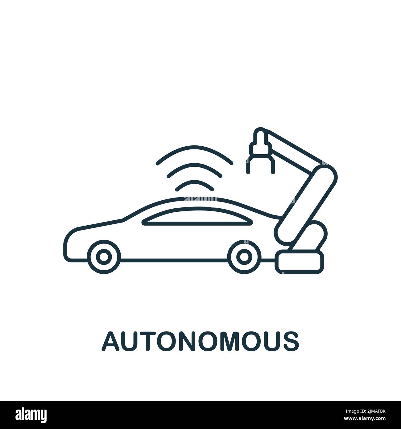 Autonomous icon. Monochrome simple Artificial Intelligence icon for ... Autonomous icon. Monochrome simple Artificial Intelligence icon for ...