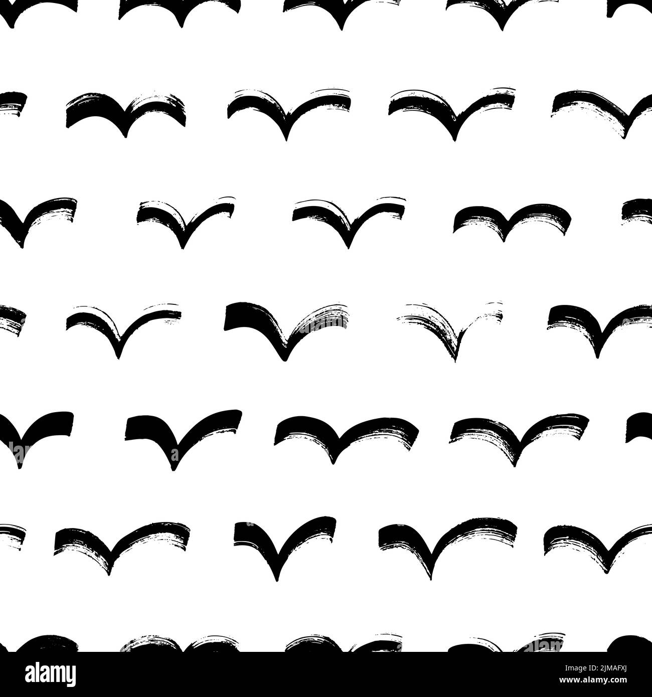 Hand drawn vector check mark seamless pattern Stock Vector Image & Art ...