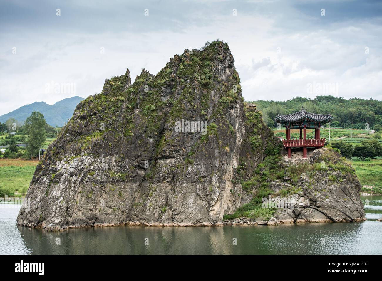 Dodamsambong are three stone peaks rising out of the Namhangang River ...