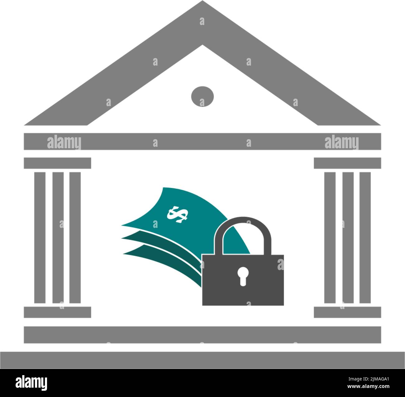 financial center logo design vector illustration icon Stock Vector ...