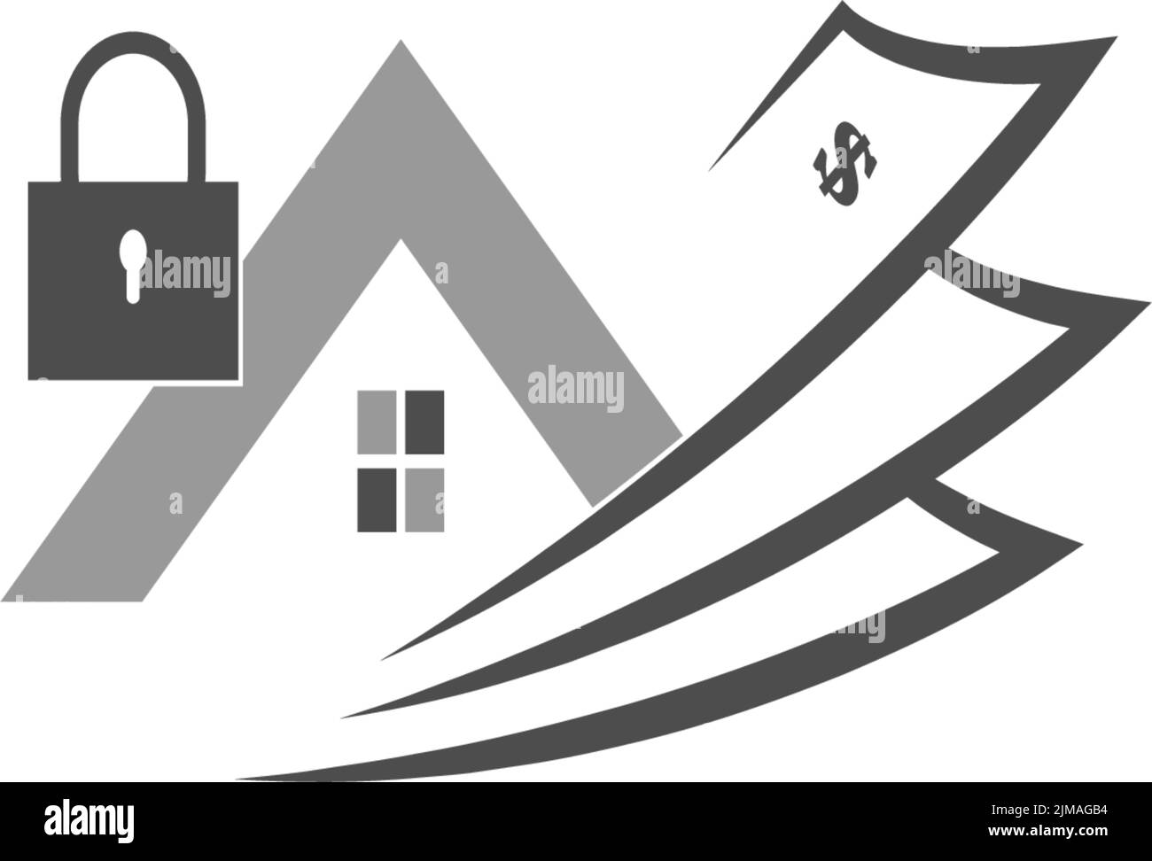 financial center logo design vector illustration icon Stock Vector ...