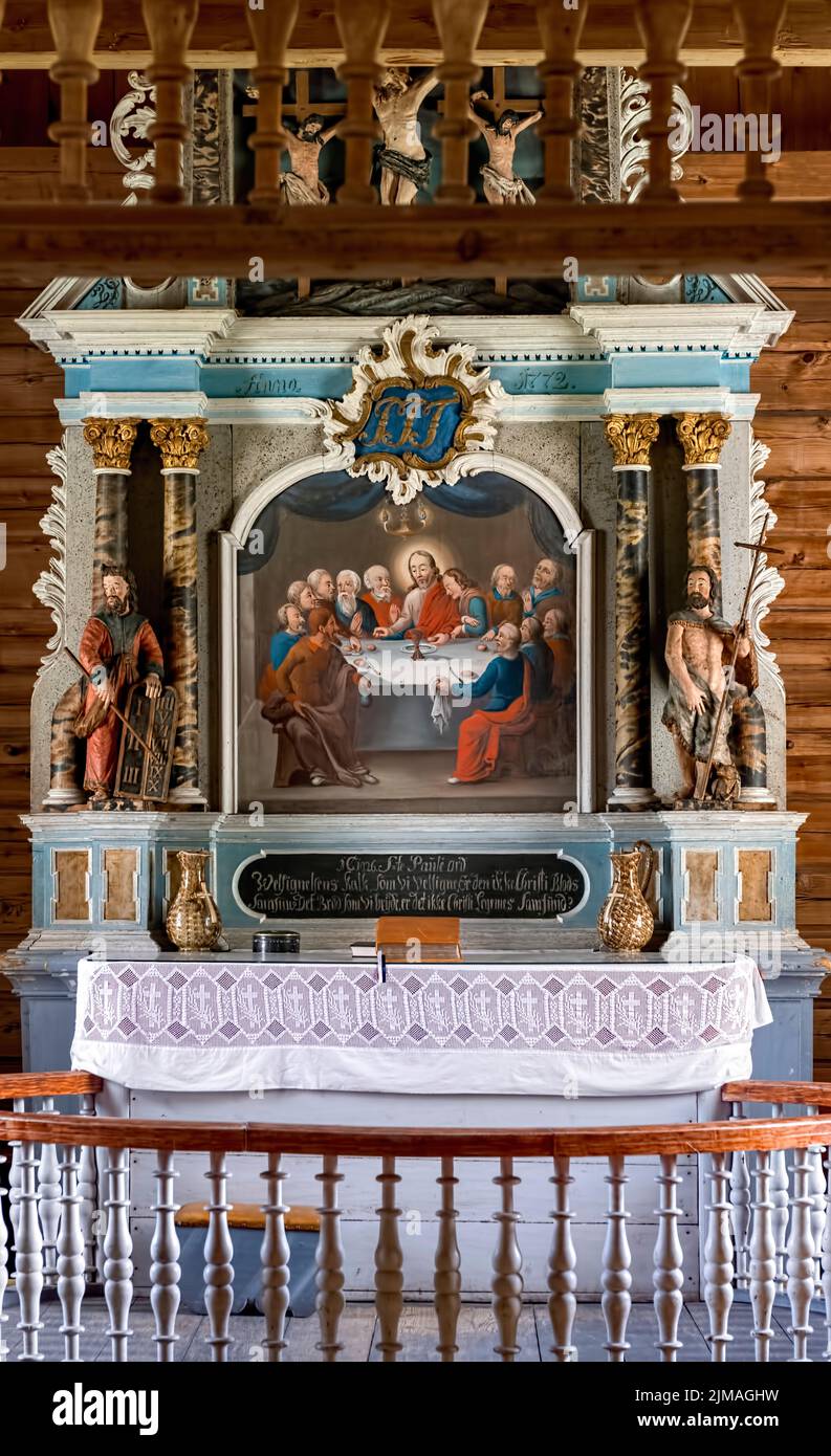 Olden church interior hi-res stock photography and images - Alamy