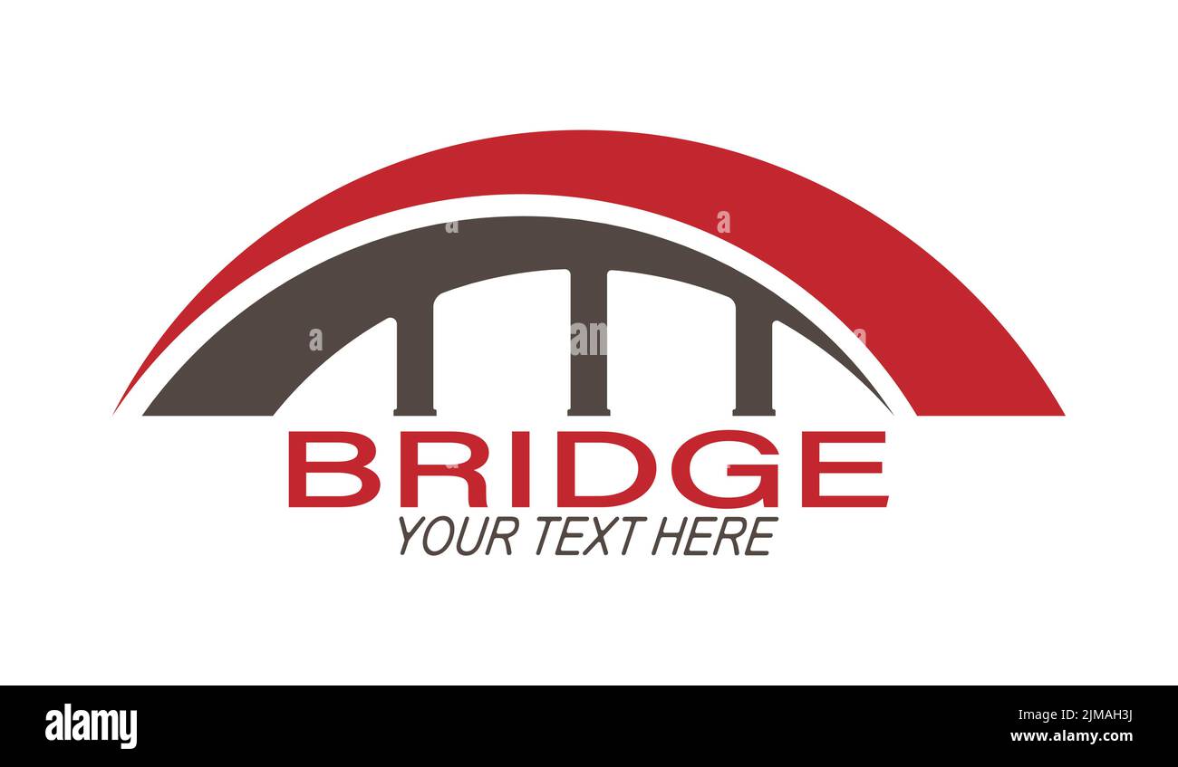 Bridge. Logo, brand, or sticker template for websites, apps, and theme ...