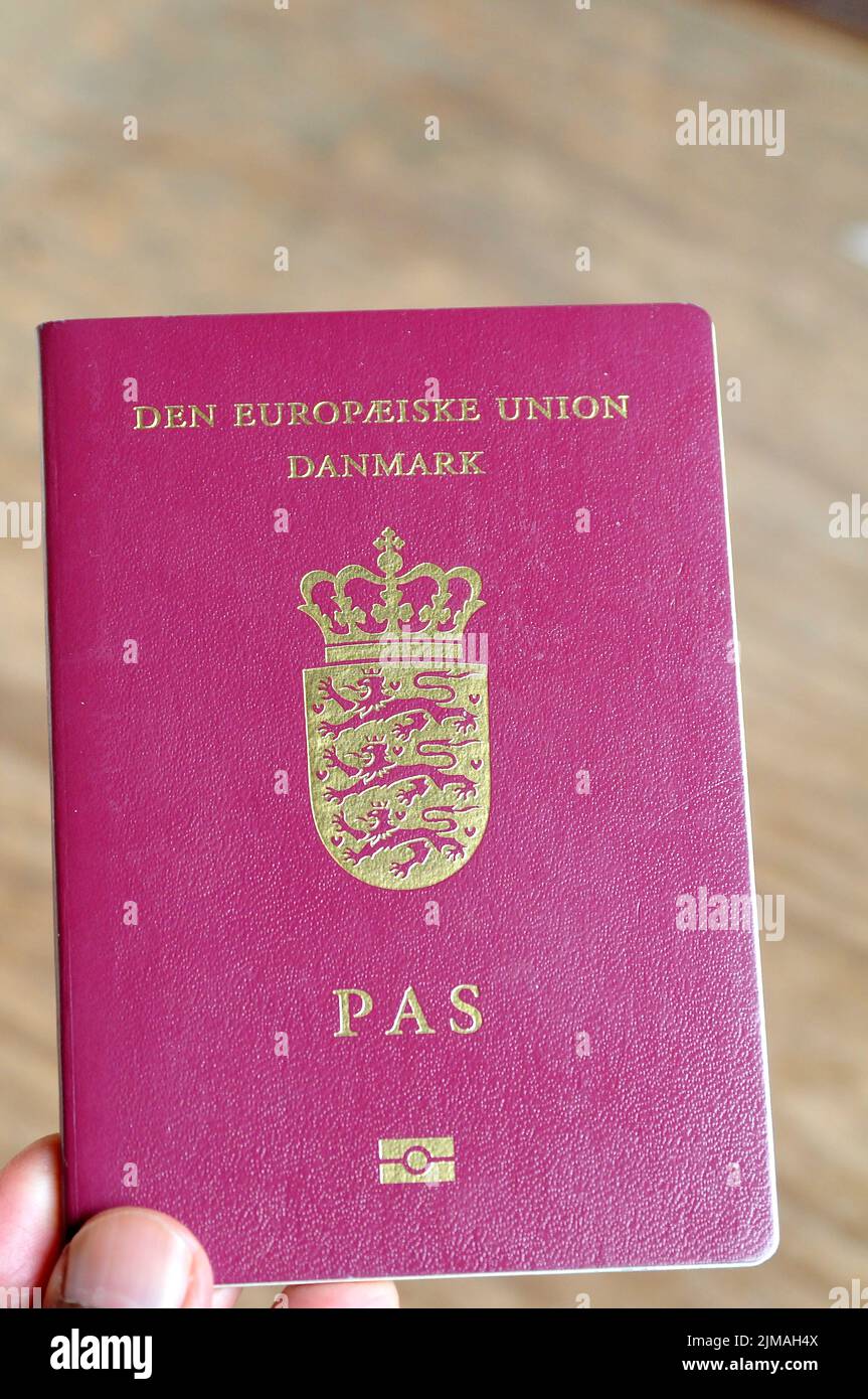 European union passport danamrk hi-res stock photography and images - Alamy
