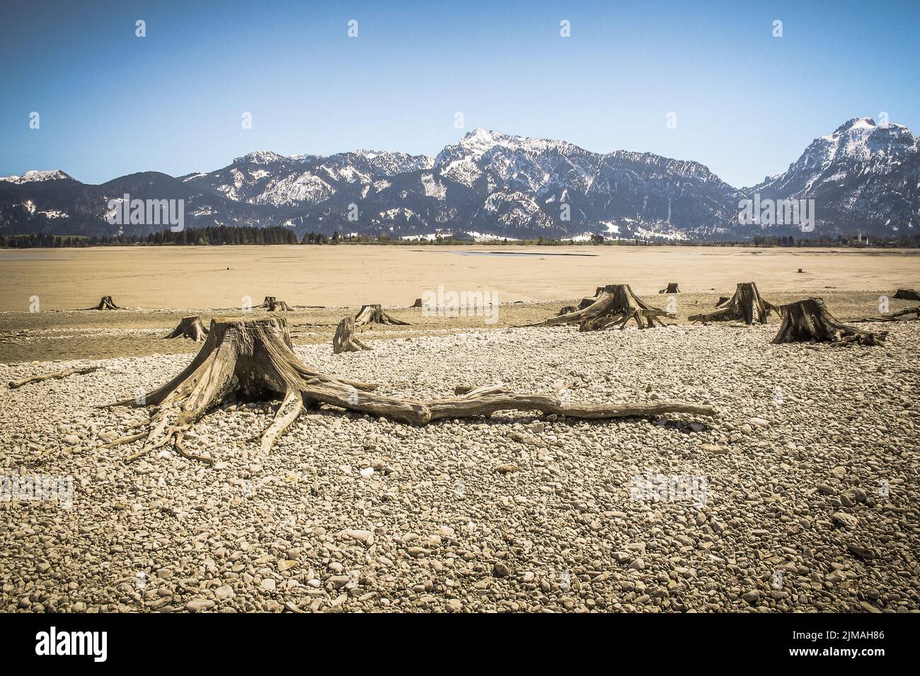 Abgelassener forggensee hi-res stock photography and images - Alamy