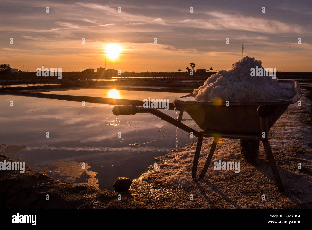 The sun reveals salt Stock Photo - Alamy