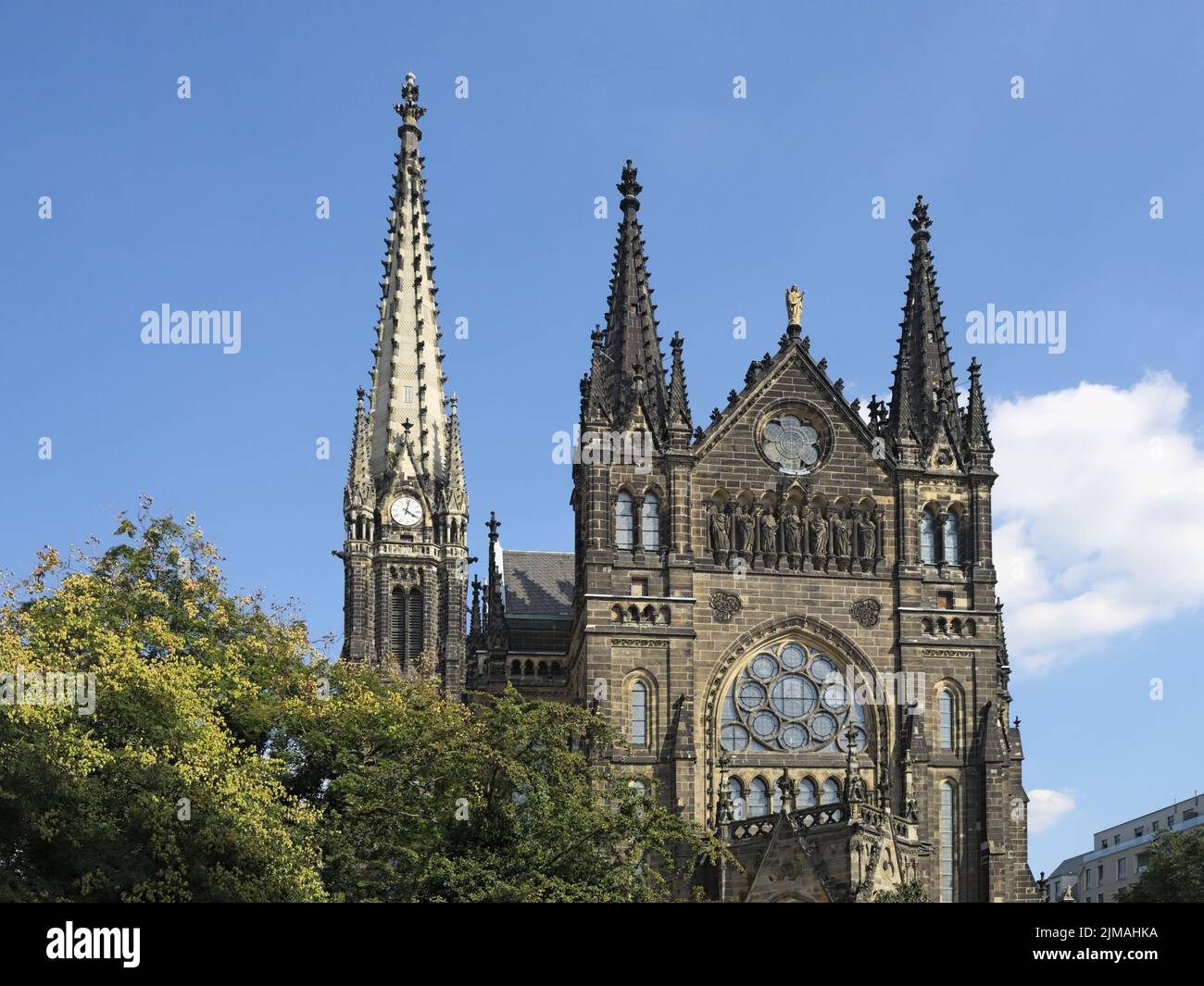 Leipzig - Peterskirche (St. Peter's Church), Germany Stock Photo - Alamy