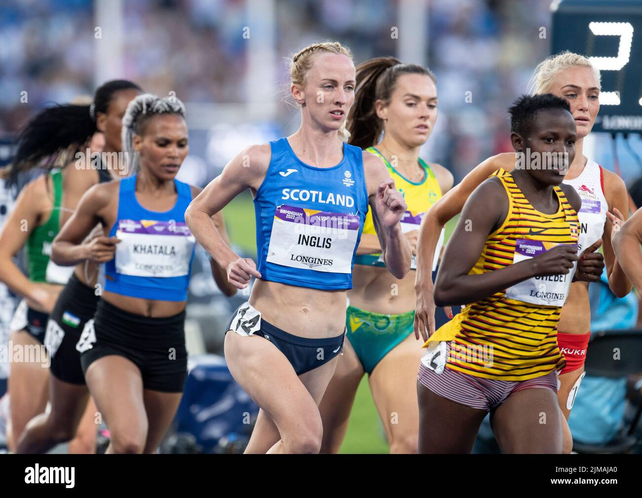 Sarah Inglis of Scotland competing in the women’s 10,000m at the ...