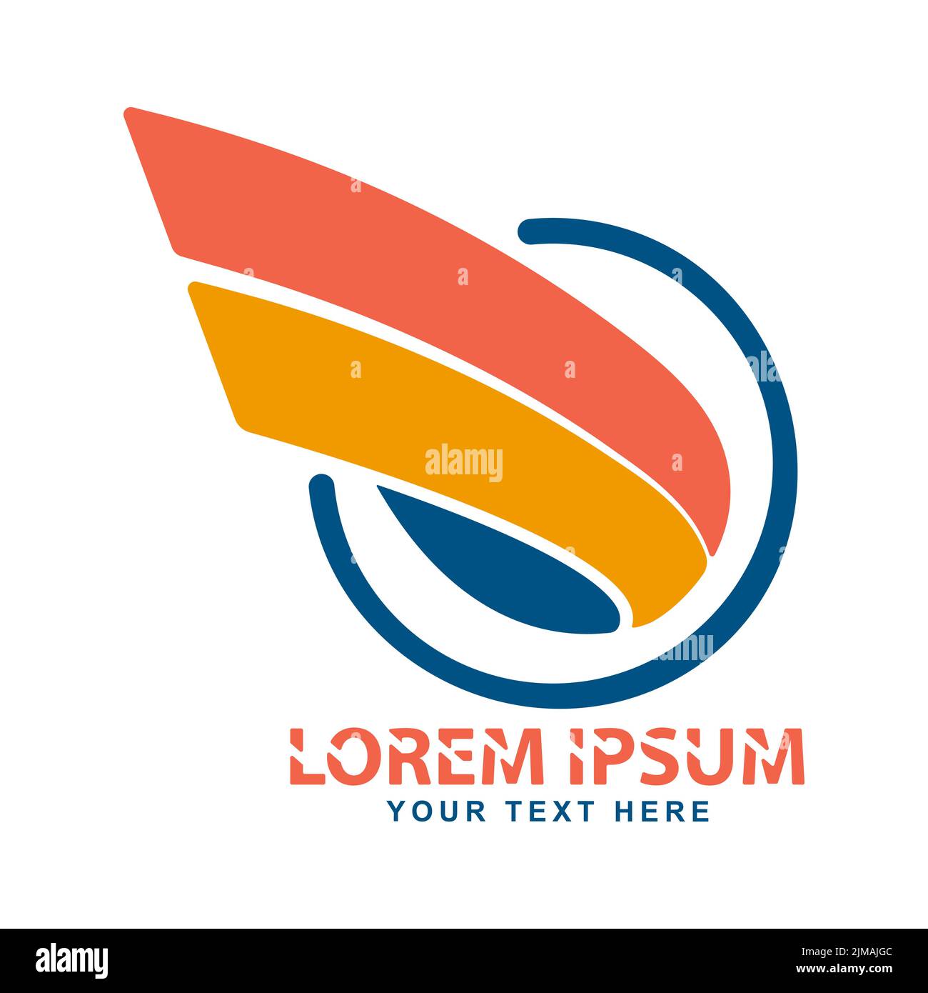 Abstract icon. Logo, brand, or sticker template for websites, apps, and ...