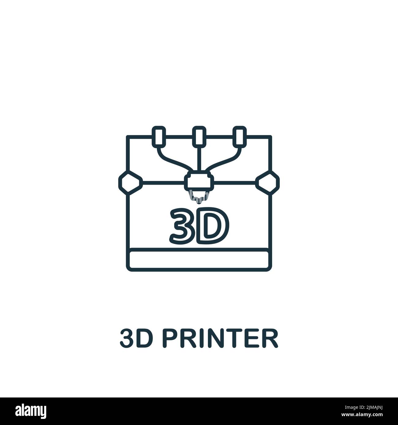 3D Printer icon. Monochrome simple Artificial Intelligence icon for ... 3D Printer icon. Monochrome simple Artificial Intelligence icon for ...