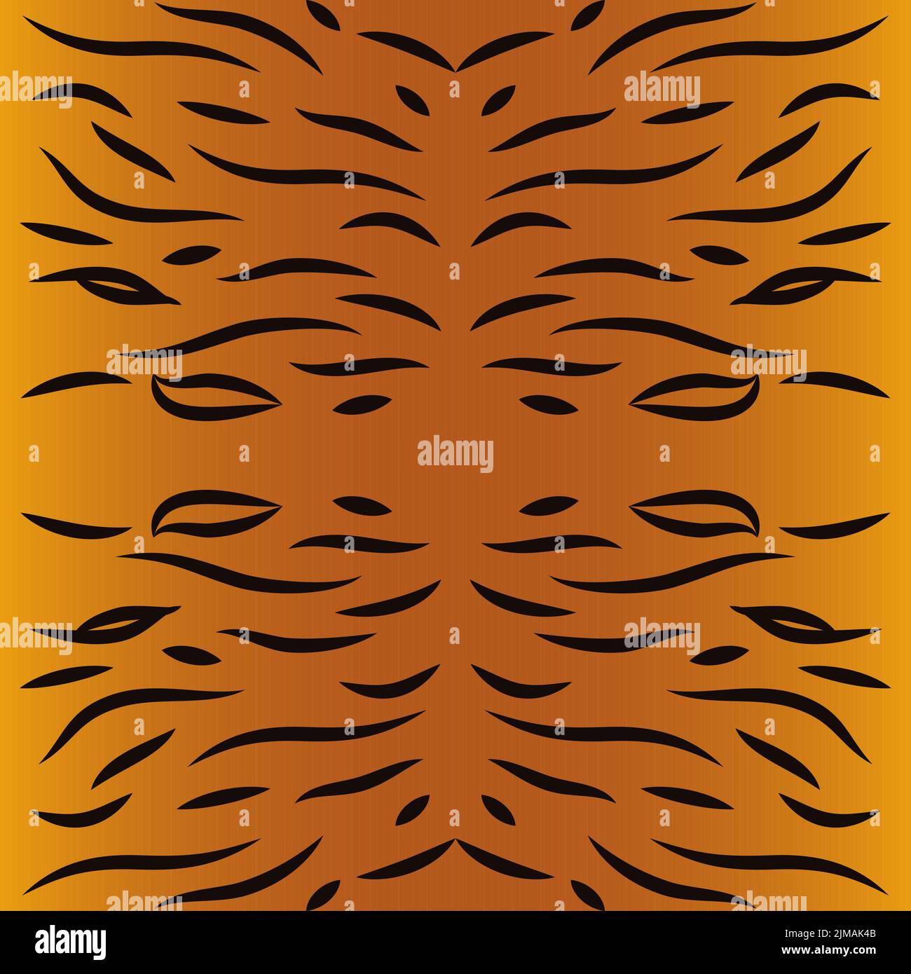 Tiger fur texture. Seamless pattern. Cartoon style Stock Vector Image ...